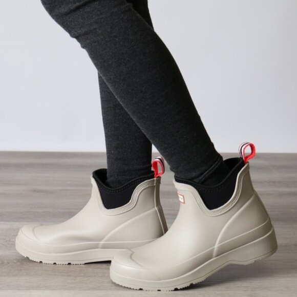 Hunter | Shoes | New Hunter Play Chelsea Boots Arctic Steel Of White ...